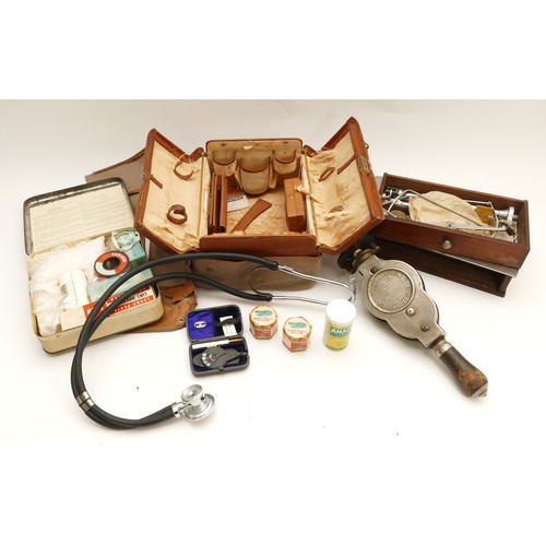 A selection of vintage medical related items, to include a Mappin ...