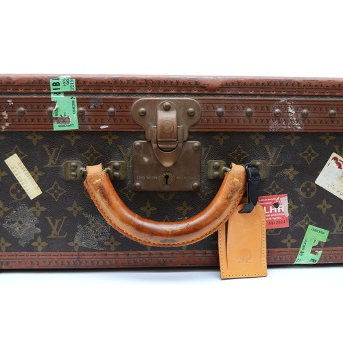 Louis Vuitton monogram suitcase, monogram coated canvas exterior with ...