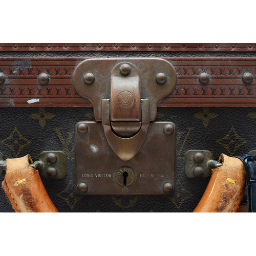 Louis Vuitton monogram suitcase, monogram coated canvas exterior with ...