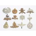 12x Military cap badges, to include the West minister Dragoons, R.A.O.C ...