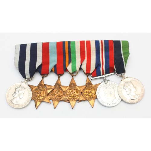 WWII-ERII mounted colonial police medal group, to include the 1939-1945 ...