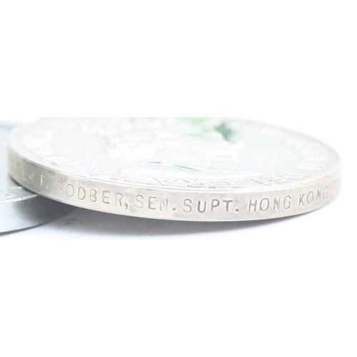 WWII-ERII mounted colonial police medal group, to include the 1939-1945 ...