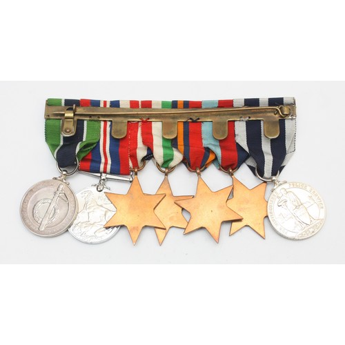 WWII-ERII mounted colonial police medal group, to include the 1939-1945 ...