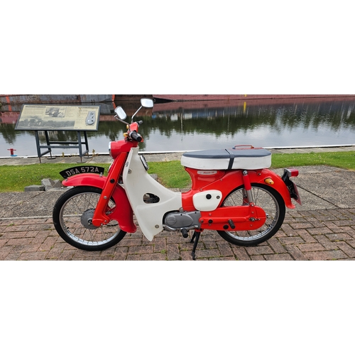 1963 Honda C100 Cub 50, 49cc. Registration number DSA 572A. Frame ...