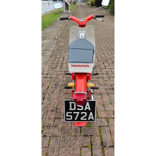 1963 Honda C100 Cub 50, 49cc. Registration number DSA 572A. Frame ...