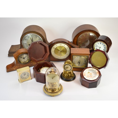 A collection of mid twentieth-century and later mantel, wall and ...