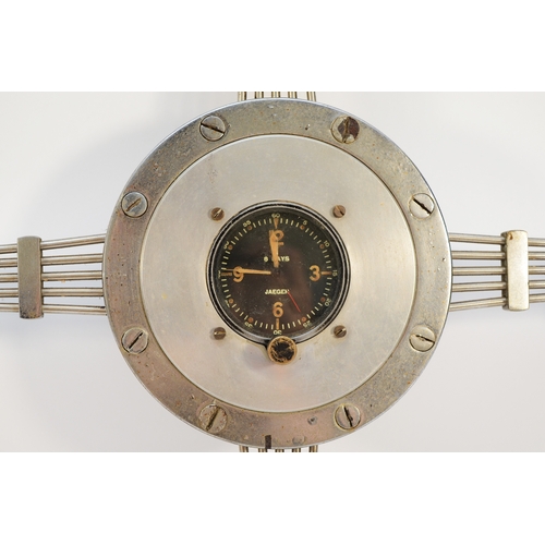 Bluemel's Brooklands four spoke, four arm steering wheel, with blue ...