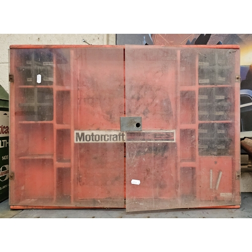 A Motorcraft display cabinet, 70 x 50 x 10cm