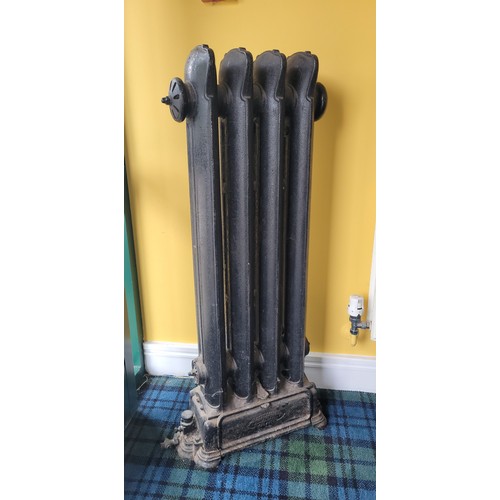 Architectural Salvage; A late Victorian Rococo style four section cast ...