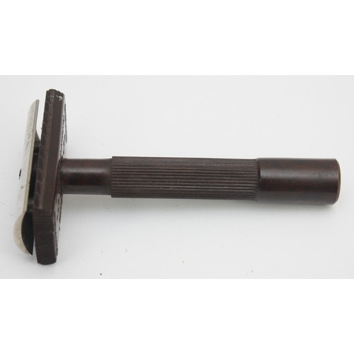 Three early 20th century gents Gillette cased razor sets, together with ...