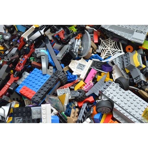 A collection of loose Lego pieces, approximately 5 kg in weight in one box.