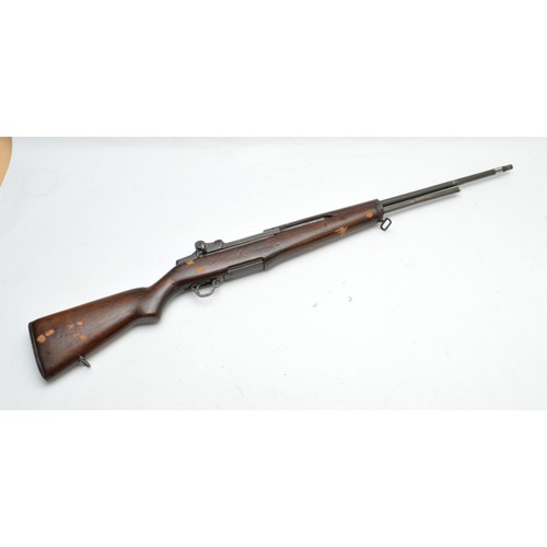 A deactivated US Springfield Armory .30 calibre rifle, missing its ...