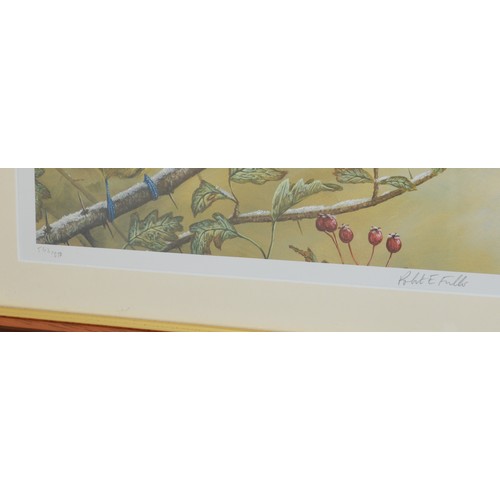 Three limited edition Robert E Fuller wildlife prints, signed in pencil ...