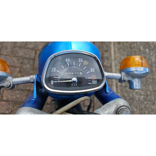 1969 Honda CL125A. Registration number PFJ 816G. Frame number CL125A ...