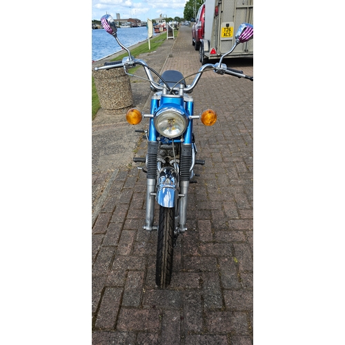 1969 Honda CL125A. Registration number PFJ 816G. Frame number CL125A ...