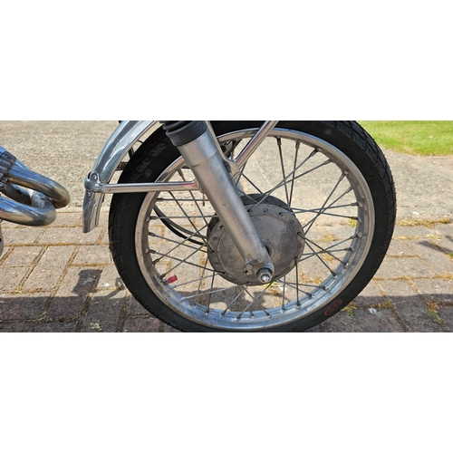 1969 Honda CL125A. Registration number PFJ 816G. Frame number CL125A ...