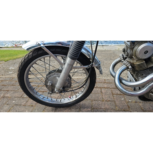 1969 Honda CL125A. Registration number PFJ 816G. Frame number CL125A ...