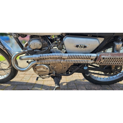 1970 Honda CL175, 174cc. Registration number LWT 976H. Frame number ...