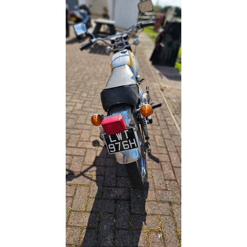 1970 Honda CL175, 174cc. Registration number LWT 976H. Frame number ...