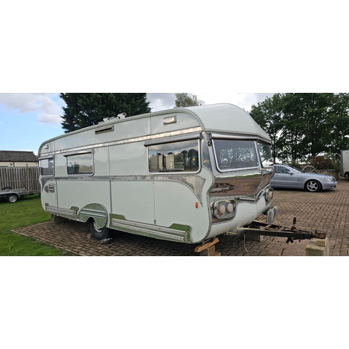 C.1970's Vickers of Blackpool Roma caravan, PLEASE NOTE VIEWING BY ...