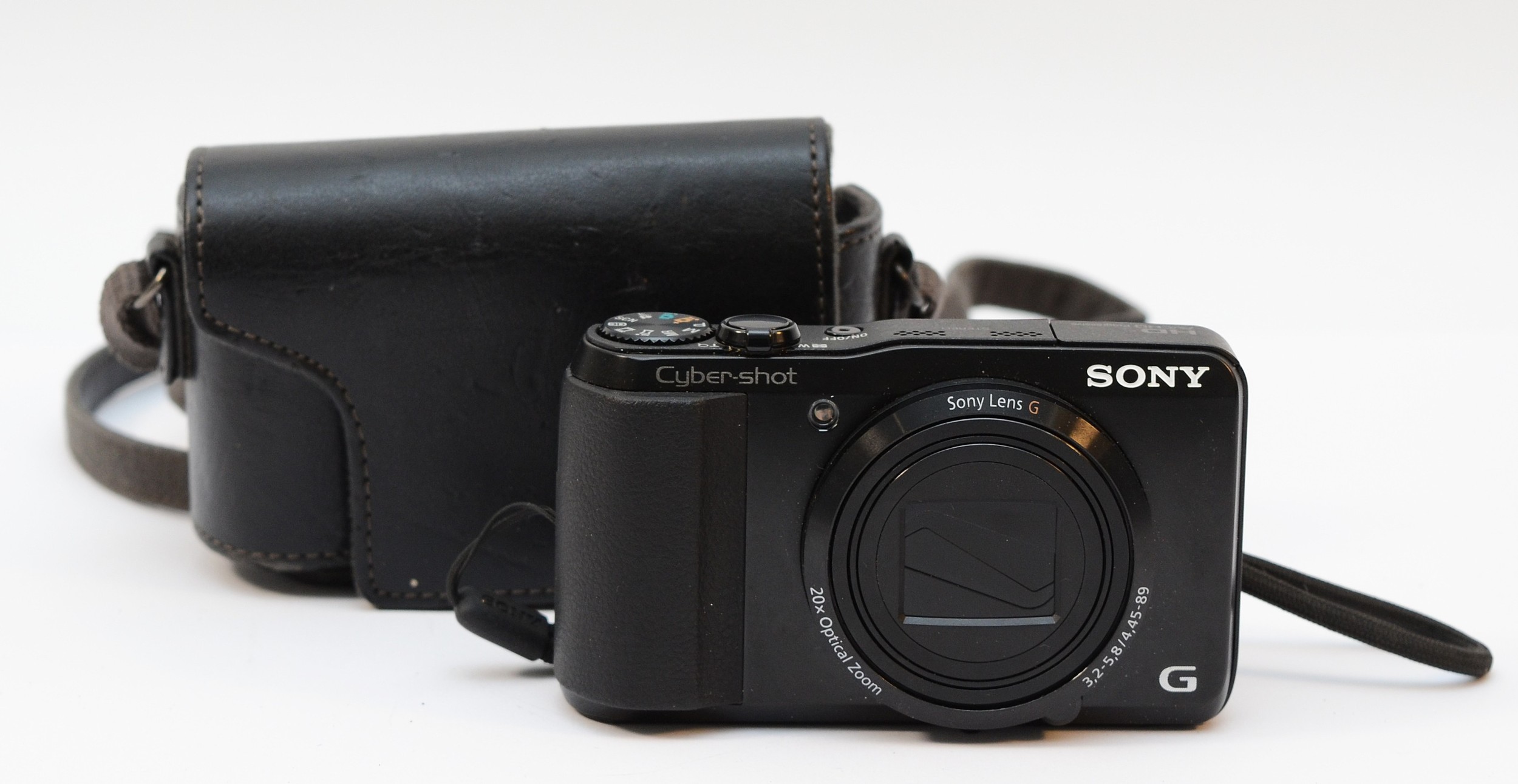 A Sony Cybershot DSC-HX20V digital camera.