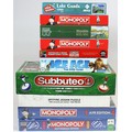 A collection of board games, to include Monopoly Ayr edition ...