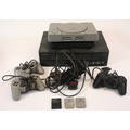 A Sony Playstation, a Sony PS2 and a Bush VHS player (3)