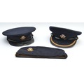 Two Red Cross society caps and one beret, beret and peaked cap ...