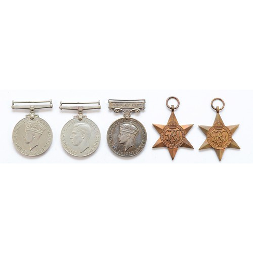 WWII Regular Army medal group, to include 1939-1945 Star, France And ...