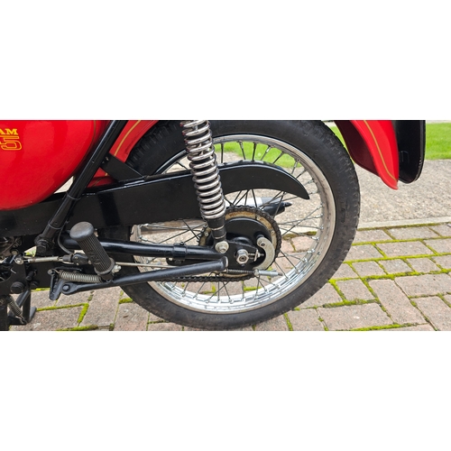 1971 BSA Bantam D7, 175cc. Registration number KWU 312J. Frame number ...