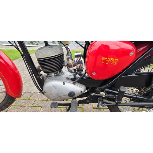 1971 BSA Bantam D7, 175cc. Registration number KWU 312J. Frame number ...
