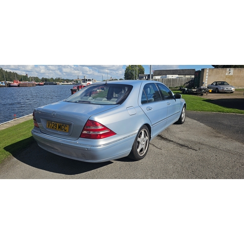 1999 Mercedes Benz S500L W220 automatic, 4996cc. Registration number ...