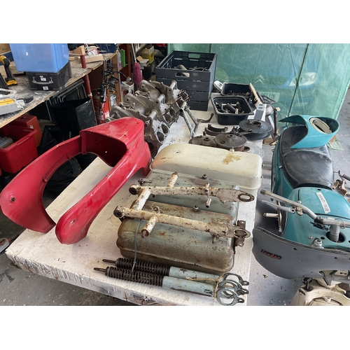 c.1964 Ariel Leader project and parts. Registration number not ...