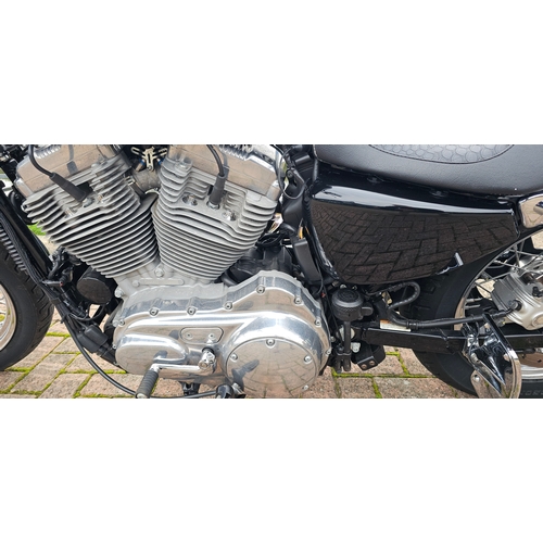 2009 Harley Davidson XL 883L Sportster. Registration number YP59 FUT ...