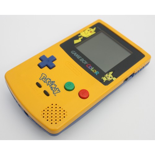 A 1990s Nintendo Gameboy 'Colour' handheld console 'Pokemon Special ...