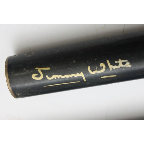A BCE 'Custom Cues' snooker/pool cue model SA-11BL, cased bearing the ...