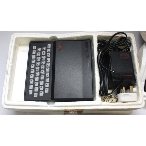 A ZX81 Spectrum Sinclair Computer, with a power supply unit, comes with ...