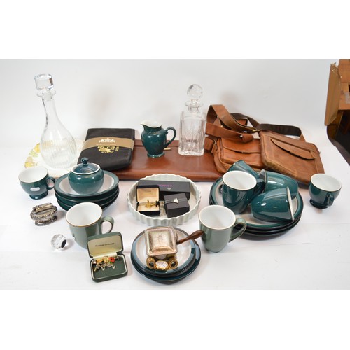 An assortment of decorative homewares, to include, Denby Greenwich ...