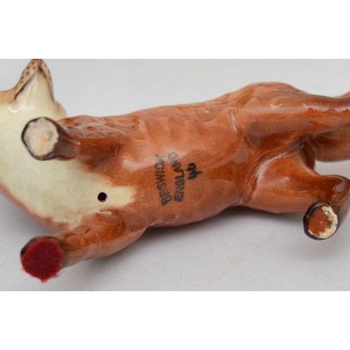 Nine Beswick models of animals, to include, a Prancing Arab Palamino ...