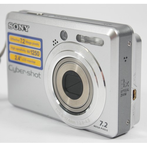 A Sony Cybershot DSC-S730 digital camera.