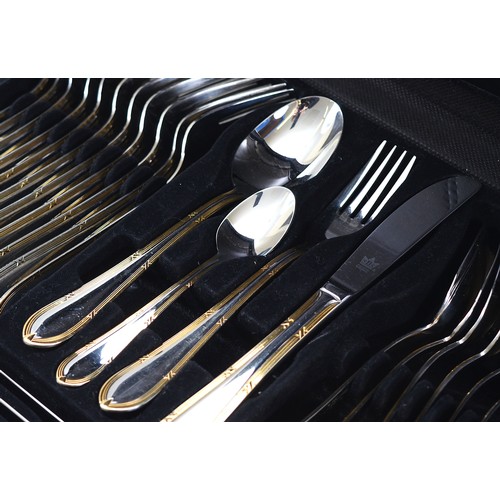 A German stainless steel Bestecke Soingen cutlery set, compromising of ...