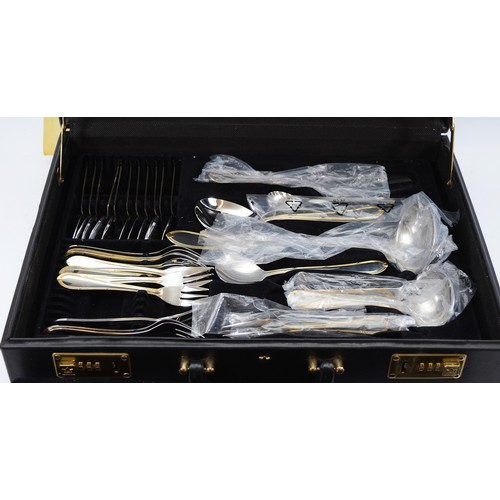 A German stainless steel Bestecke Soingen cutlery set, compromising of ...