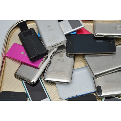 Over twenty Apple iPods, varying models, to include, iPod Mini, Nano ...