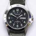 Orvis, a stainless steel quartz gentleman's wristwatch, day/date ...