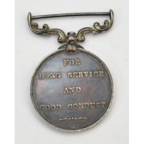 A Victorian Army Long Service And Good Conduct medal, with swivelling ...