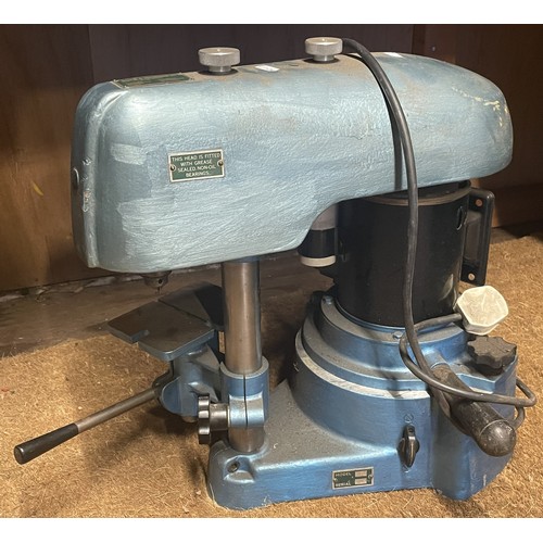 A Buck and Hickman Ltd model 'S'240v pillar drill serial number 66/82B.