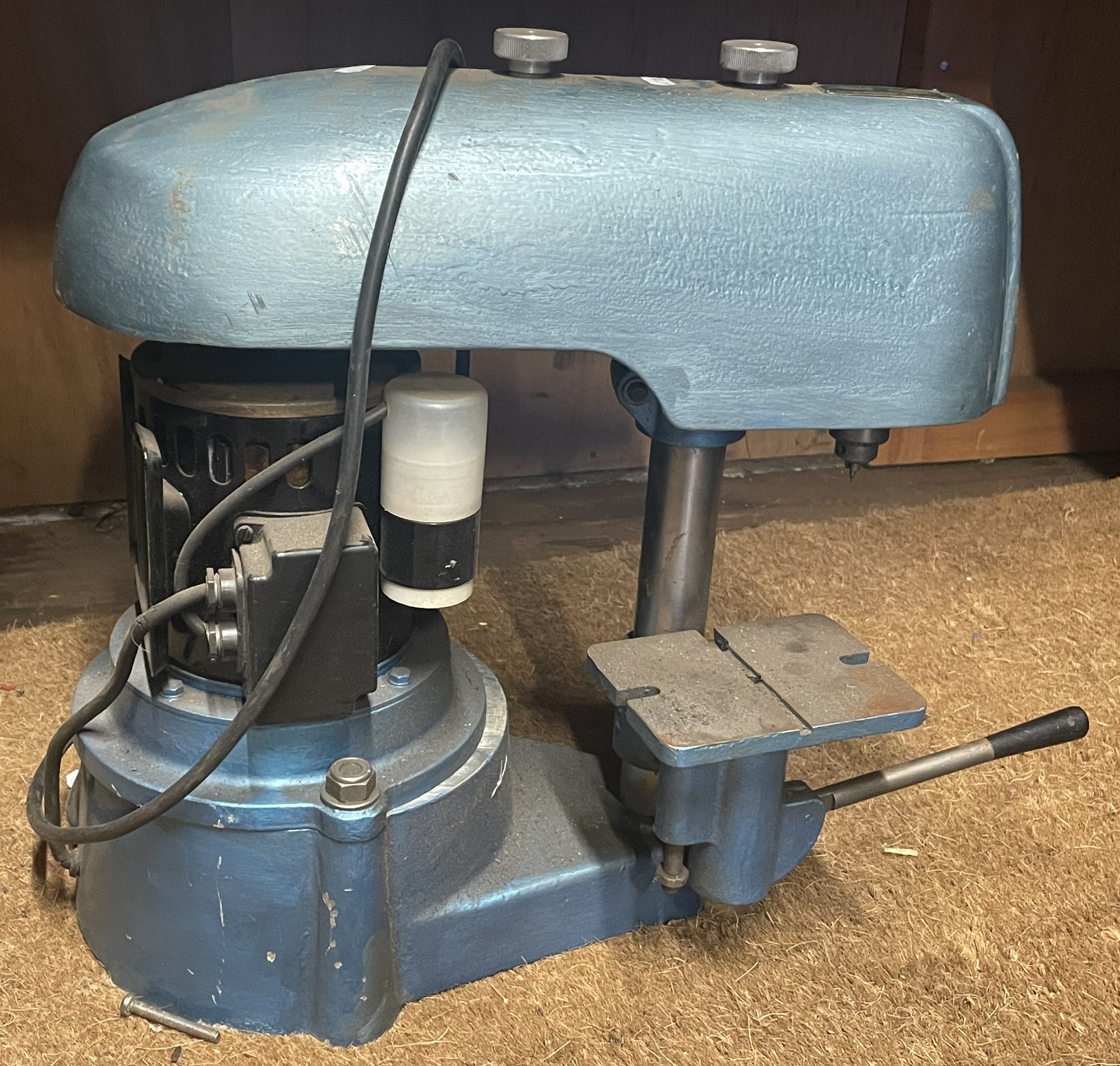 A Buck and Hickman Ltd model 'S'240v pillar drill serial number 66/82B.