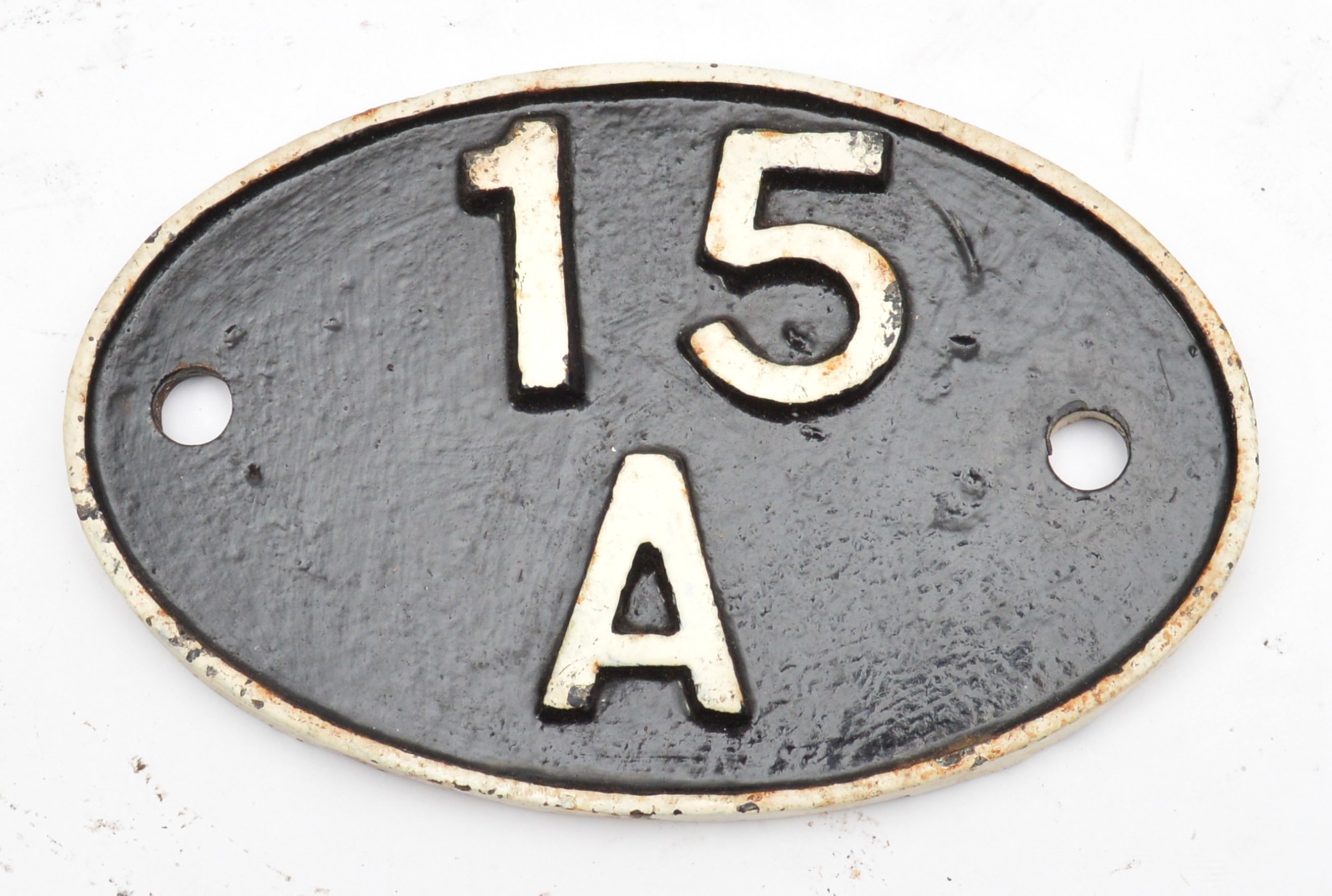 Cast-iron shed-plate 15A Wellingborough, closed 1966, 12 x 18cm ...