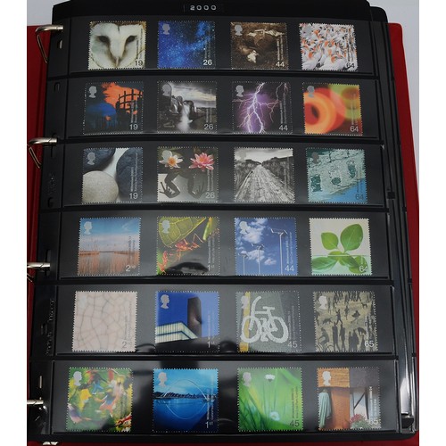 A collection of GB (Great Britain) postage stamps in two stockbooks ...
