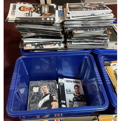 A large collection of Hull City related football matchday programmes ...
